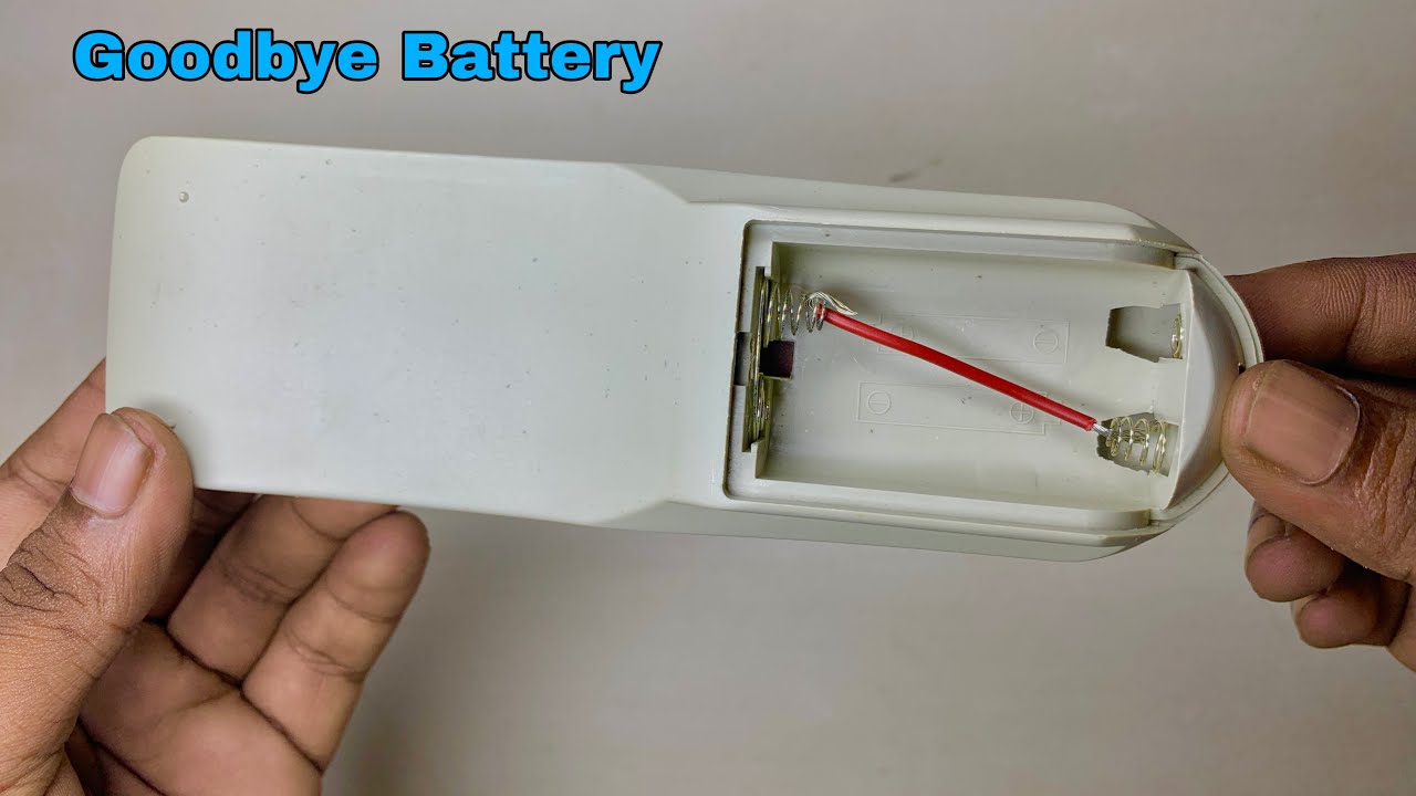 how to use remote without Battery | goodbye battery - YouTube