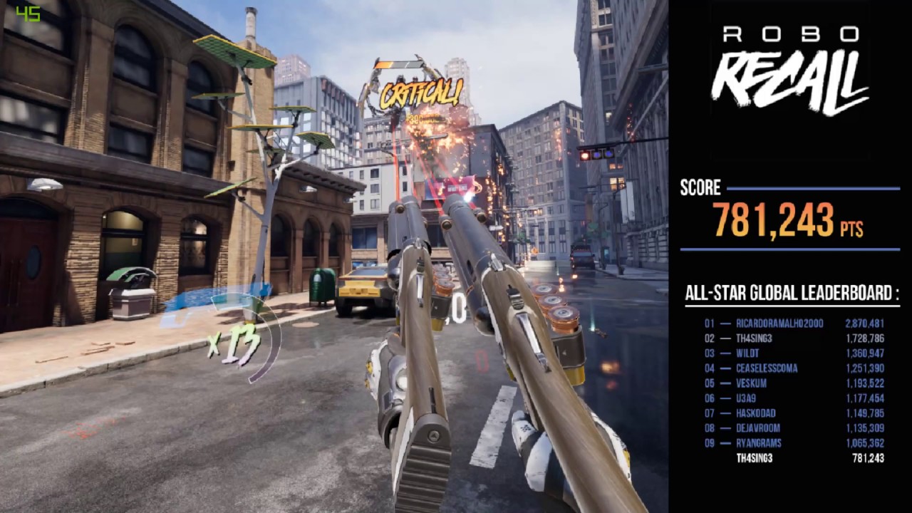 Robo Recall - 2-3 All Star - 2.3M - How to get in the top of the ...