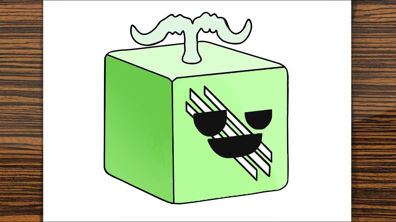 How to Draw BARRIER Fruit | Roblox Fruit | Step by Step - YouTube