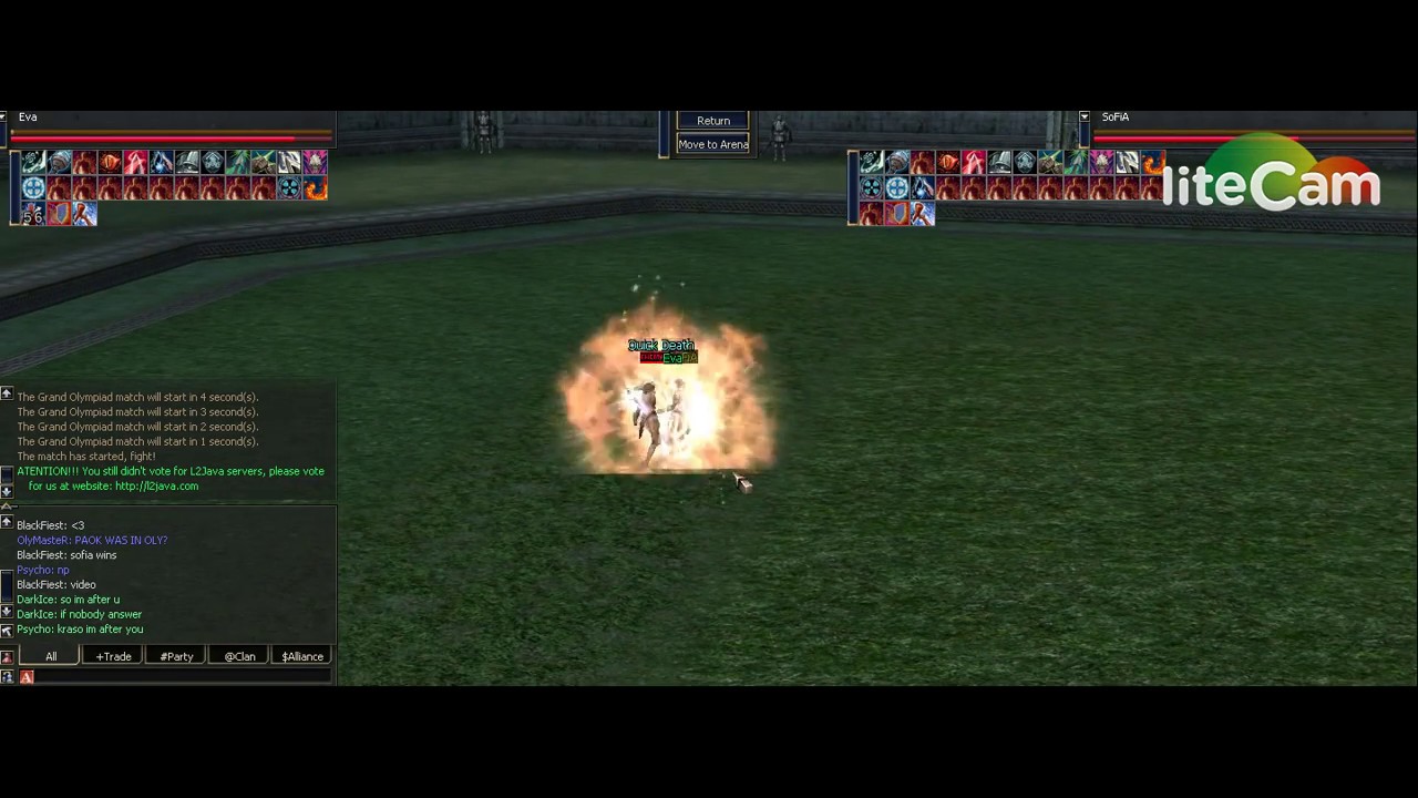 Eva Vs SoFia L2JAVA x5000 OLYMPIAD MATCH!!! (PRP VS PRP) - YouTube