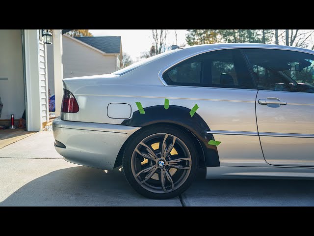 Hard Motorsport E46 Rear Flares YouTube