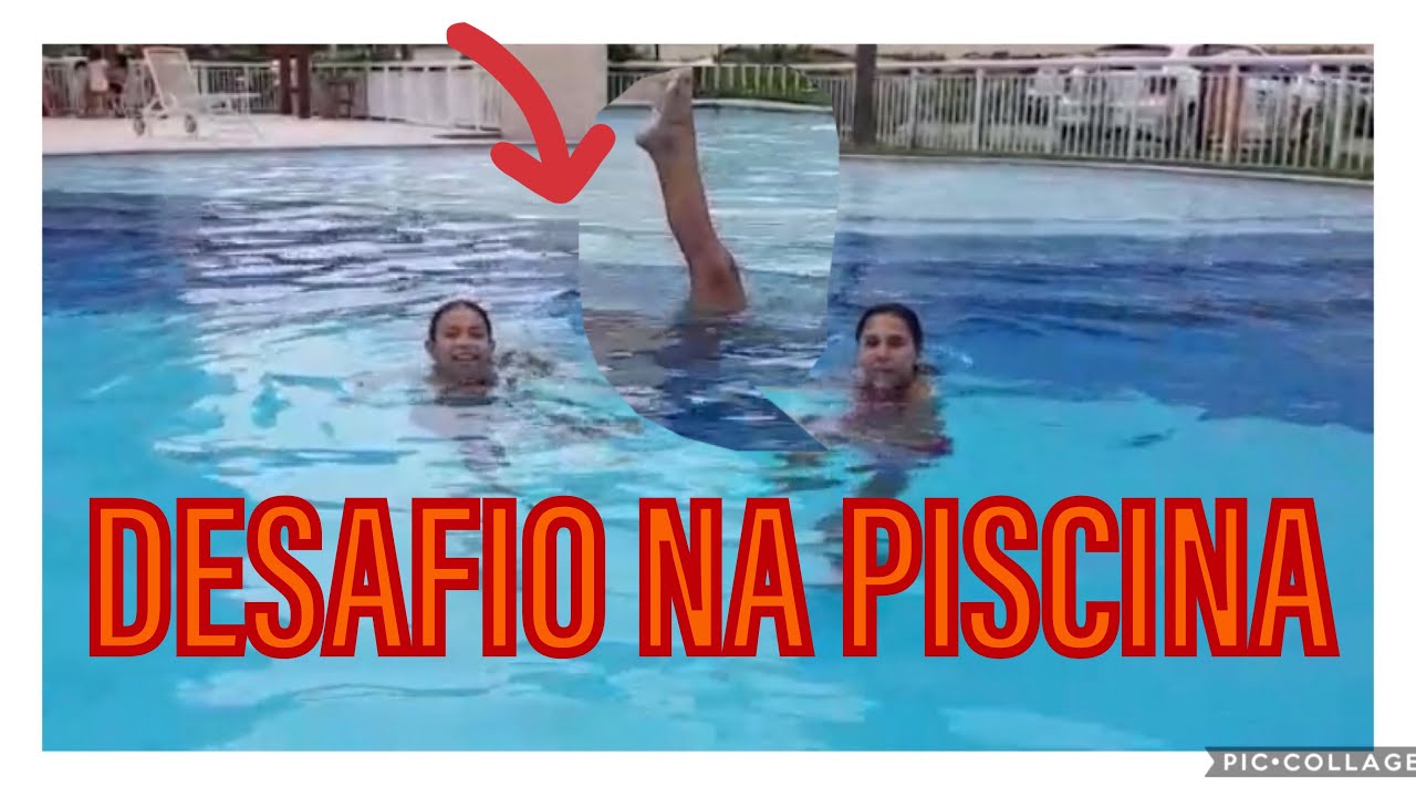 DESAFIO NA PISCINA! - YouTube