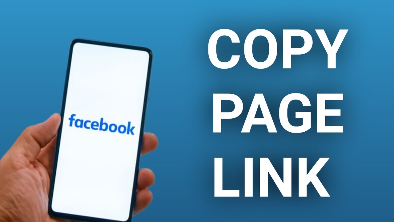 How to copy link facebook page | Copy page link - YouTube