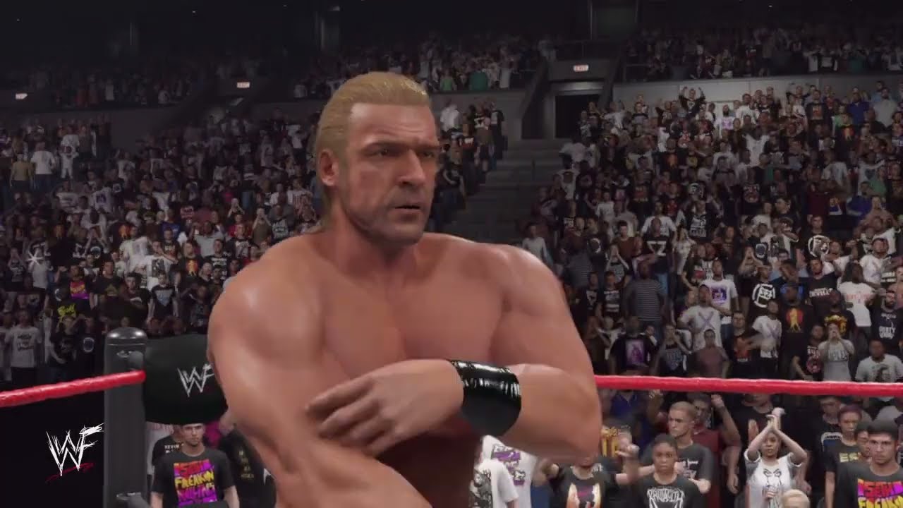WWE 2K24 Fully Loaded 1998 The Rock Vs Triple H 2 out 3 falls ...