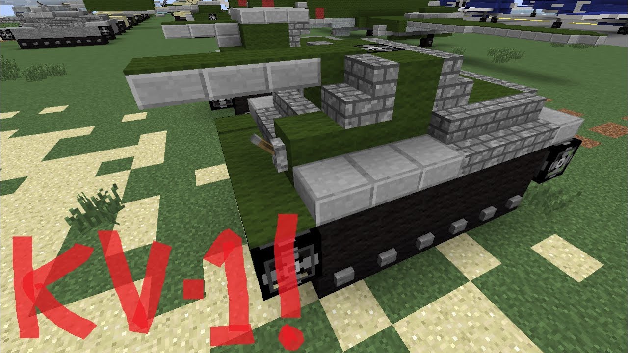 Minecraft Tutorial: KV-1 and KV-2! - YouTube