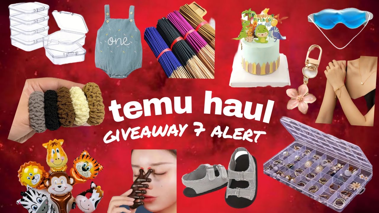 Temu shopping haul/ online shopping haul/ eidi giveaway 🎁/ temu best ...