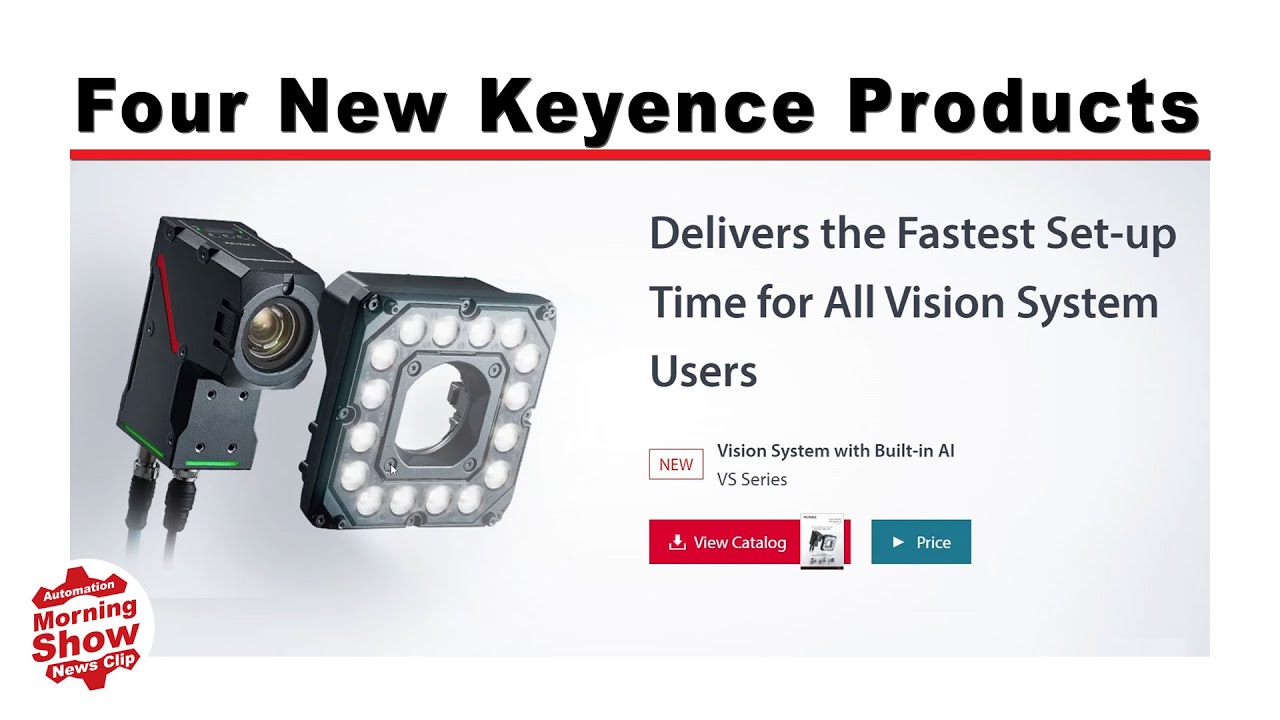 Four New Keyence Products (News Clip) - YouTube
