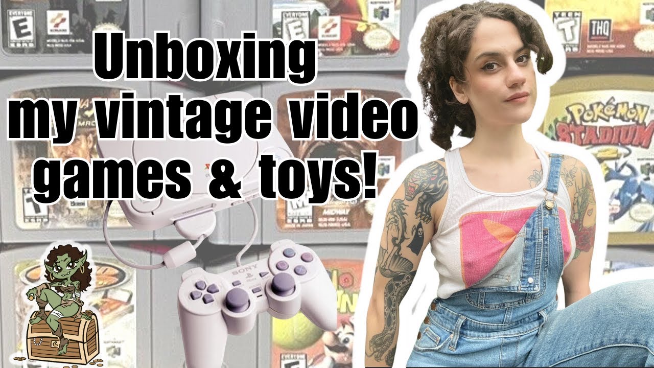 Unboxing Vintage Video Games & Toys: A Childhood Nostalgia Vlog - YouTube