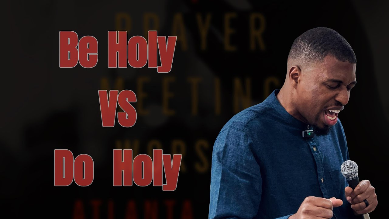 Be Holy vs Do Holy - YouTube