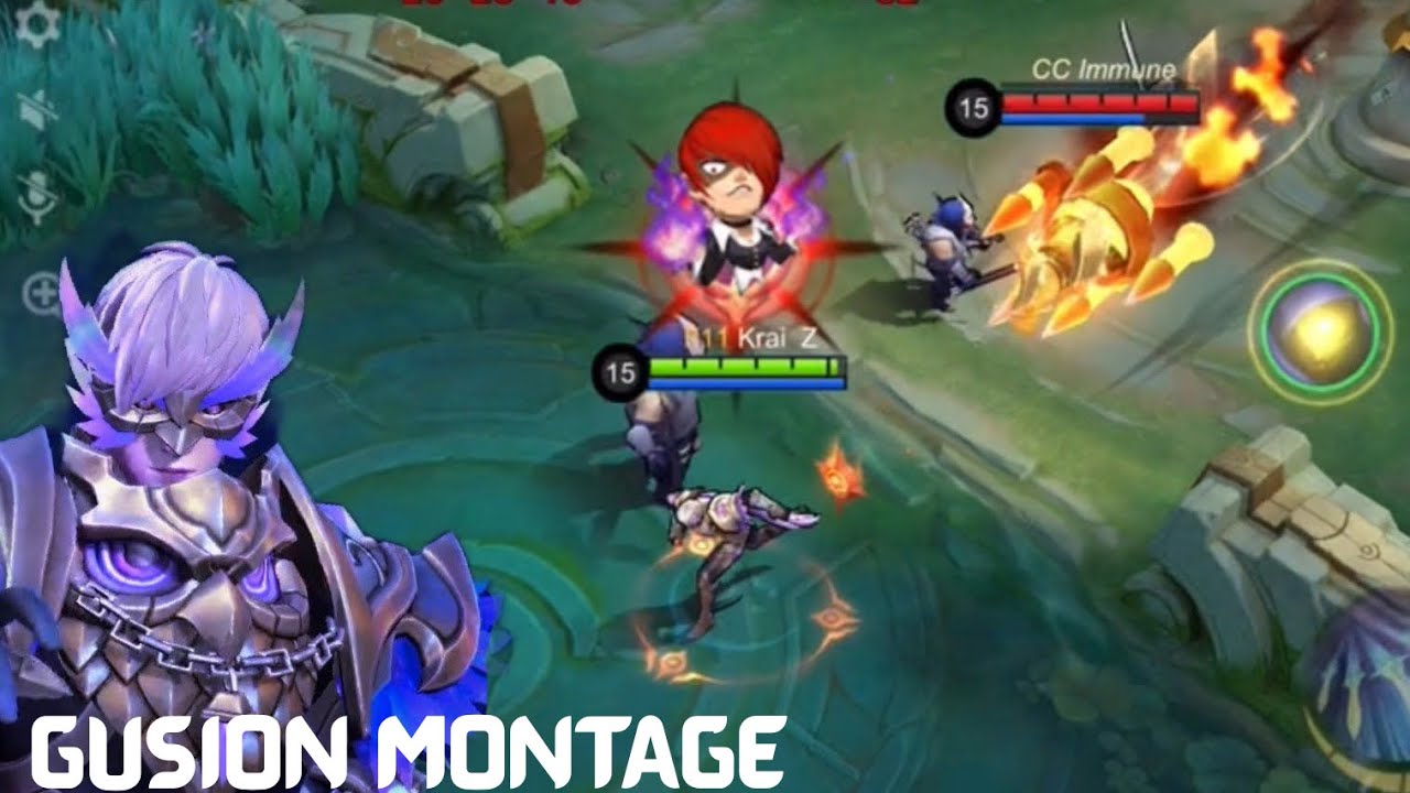 GUSION 1000 IQ PLAYS THAT will shock you !” | GUSION MONTAGE - YouTube