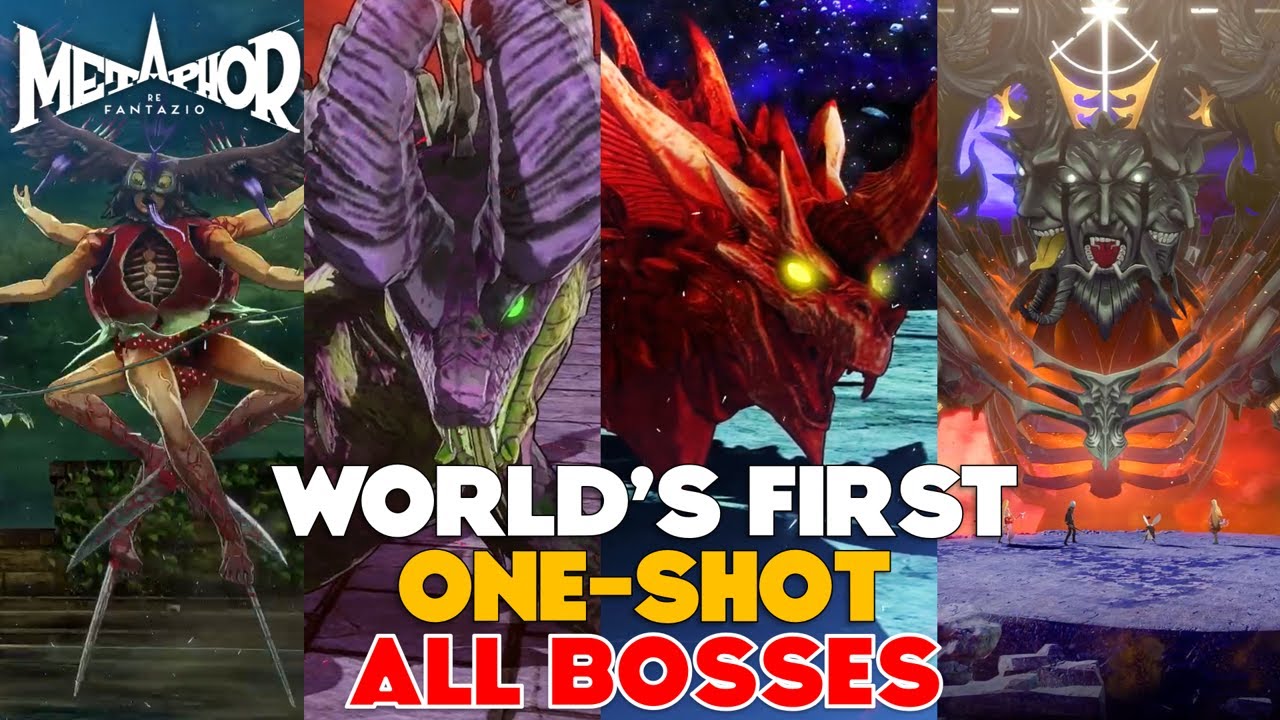 WORLD'S FIRST | Every Boss One-Shot [Hard Mode] - Metaphor: ReFantazio ...
