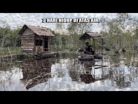 3 HARI BIKIN KAPAL TEMPUR, BERMALAM DI MARKAS, BERBURU IKAN & DAPAT BANYAK JAMUR😅 #bocahpecicilan