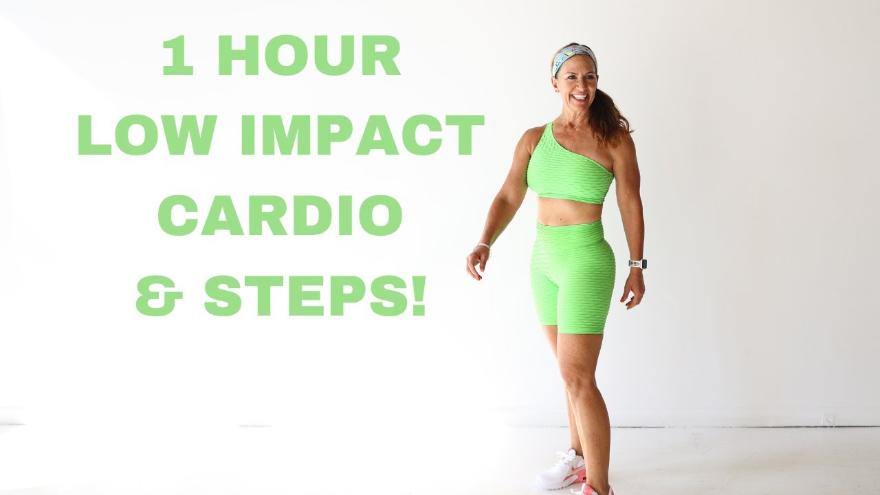 1-HOUR LOW IMPACT CARDIO & STEPS - YouTube