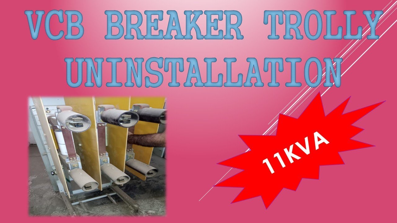 Vcb breaker trolley uninstallation procedure|vcb trolley - YouTube