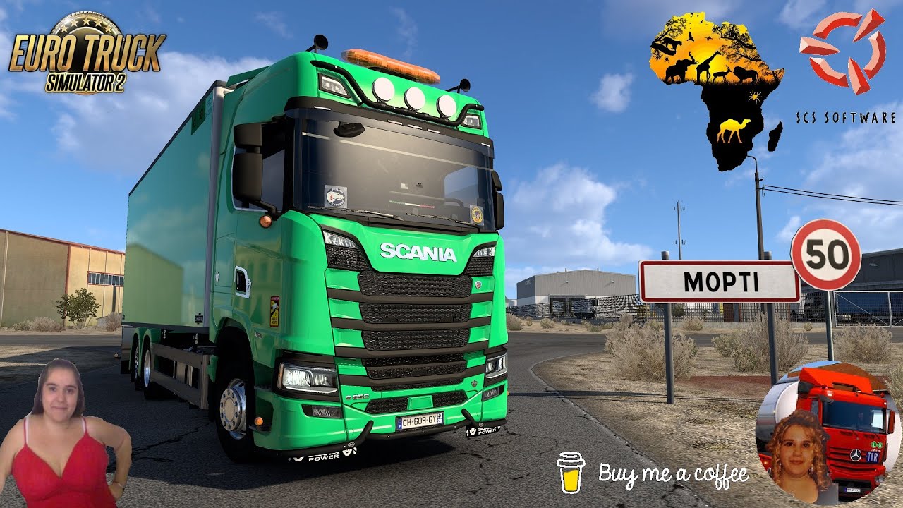 Euro Truck Simulator 2 (1.53) Scania NextGen Autotreno Frigo MEGAMOD Africa + DLC's & Mods - YouTube