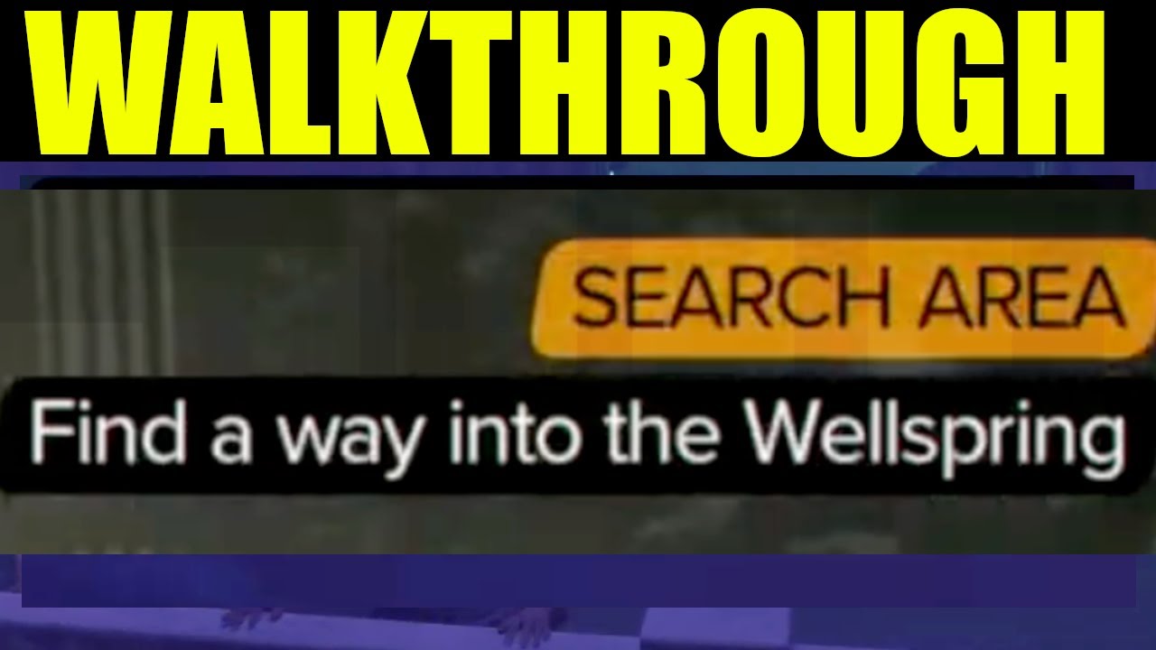 how to "find a way into the wellspring" & disable the energy barrier Star Wars outlaws - YouTube