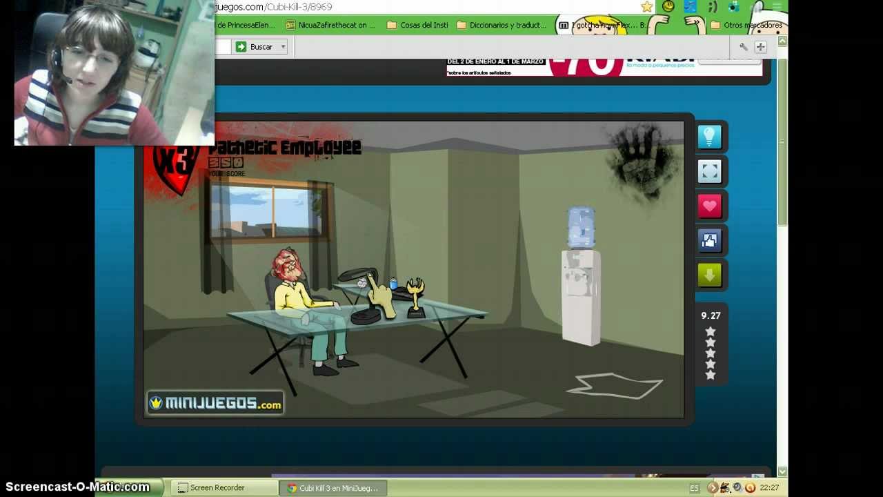 Jugando a Cubi Kill 3 (Probando el programa Screencast) - YouTube