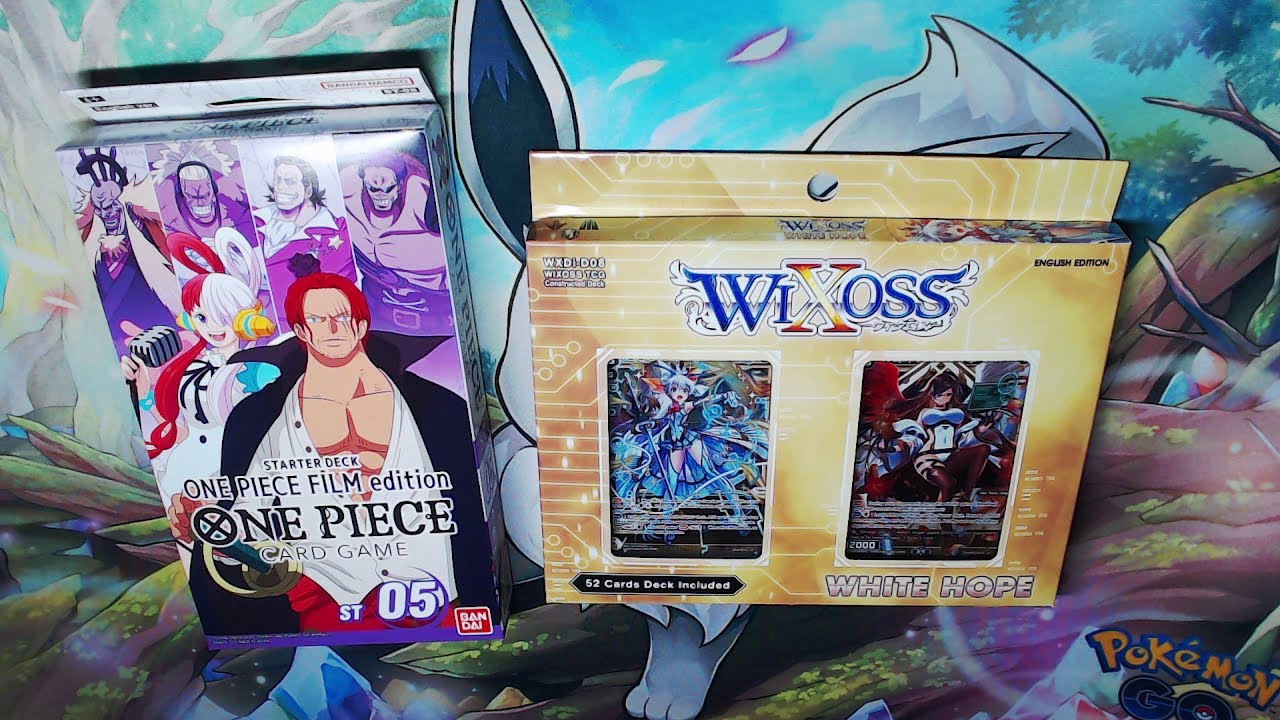 One Piece Film Red (ST05) + WiXoss White Hope (D08) Starterdecks - YouTube