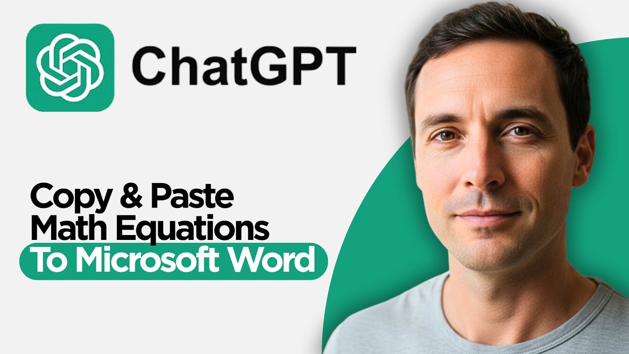 How to Copy & Paste Math Equations from ChatGPT to Microsoft Word (2026 ...