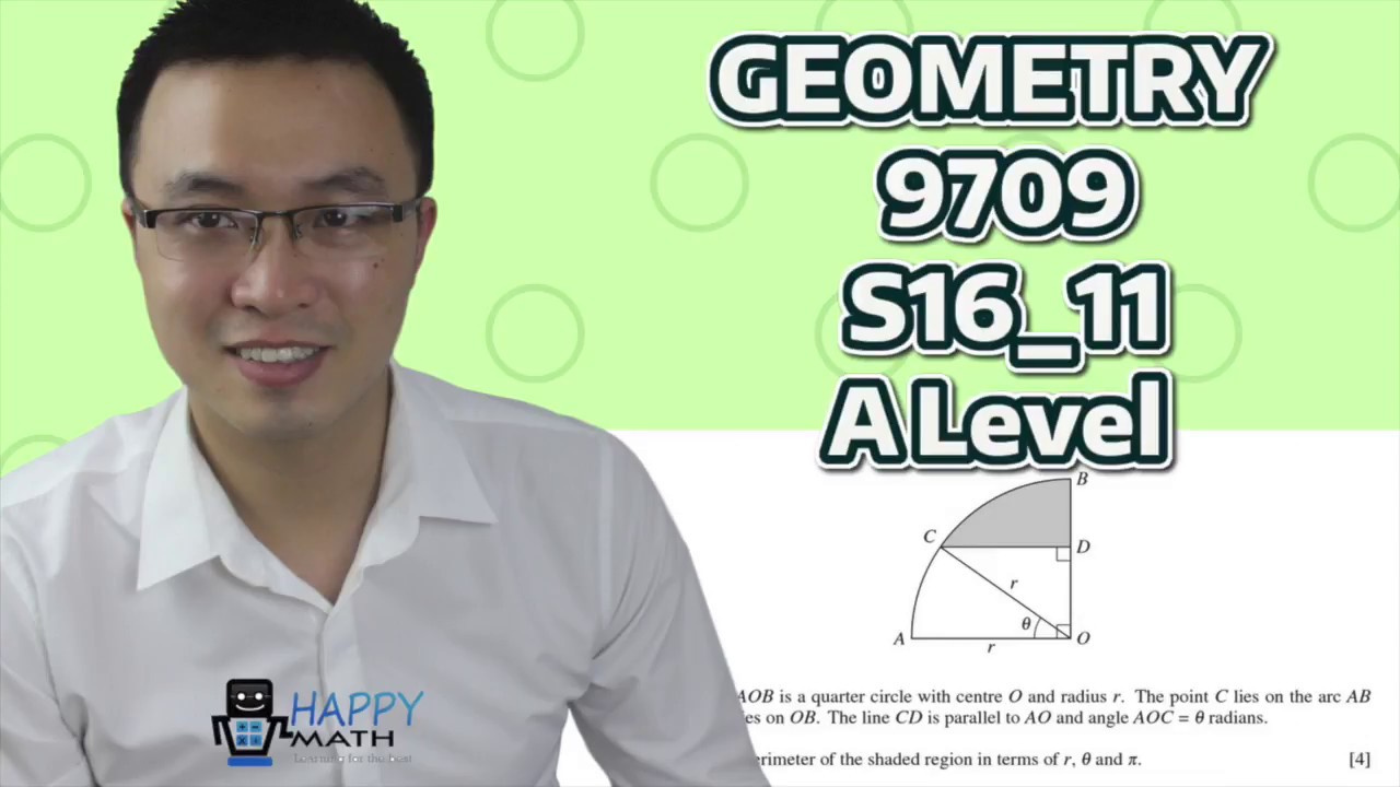 [A LEVEL] GEOMETRY QUESTION 7 - 9709 - S16 11 - MATH ONLINE - YouTube
