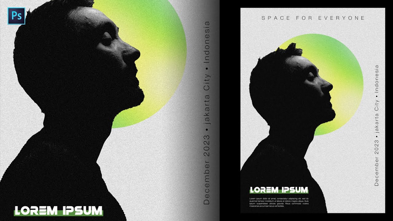 Simple Poster - Photoshop Tutorial - YouTube