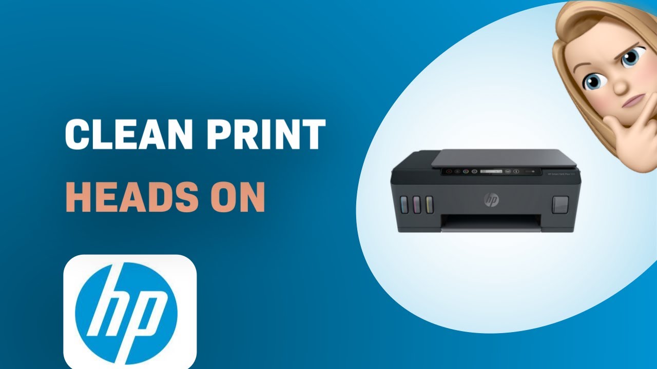 How to Clean Print Heads on HP Smart Tank Plus 555 - Easy Printer Maintenance Tips - YouTube