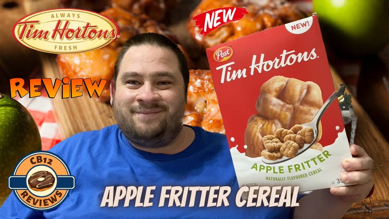 🍎🥣 Post "NEW" Tim Hortons Apple Fritter Cereal #foodreview #timhortons ...