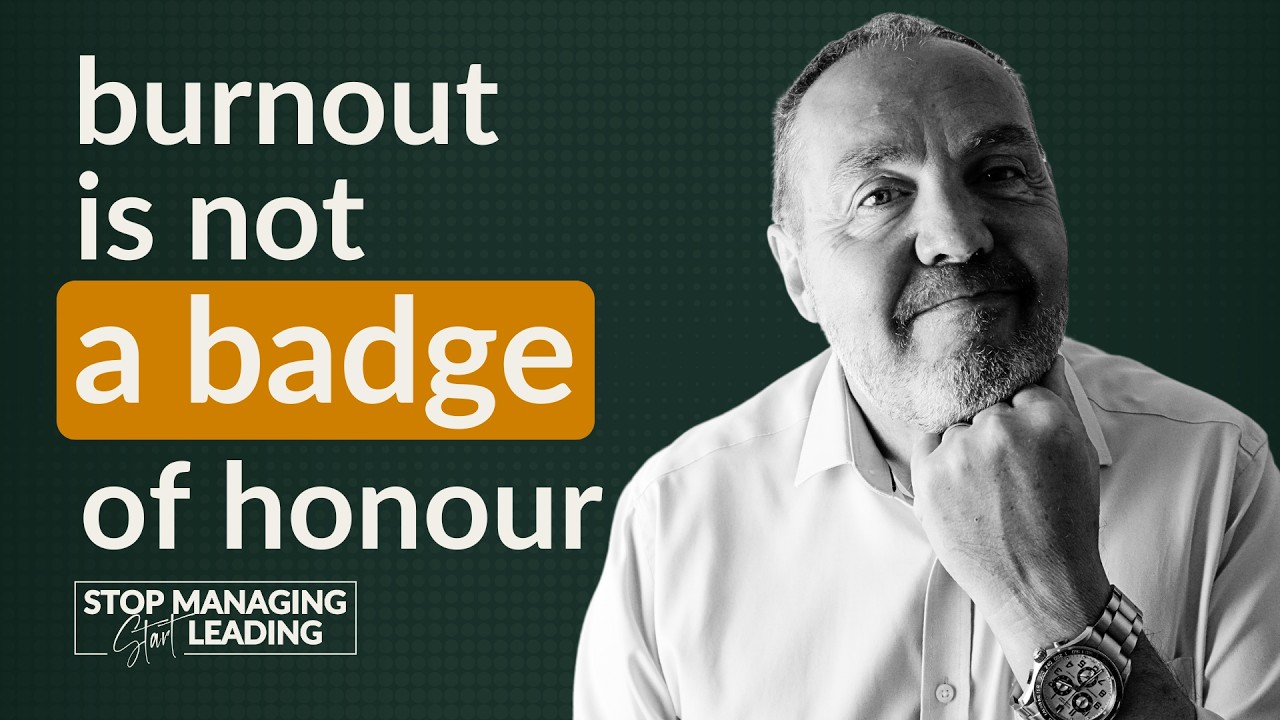 Work Less, But Lead Better: The Key To Work-Life Balance | Stop Managing, Start Leading | Ep 17 ...