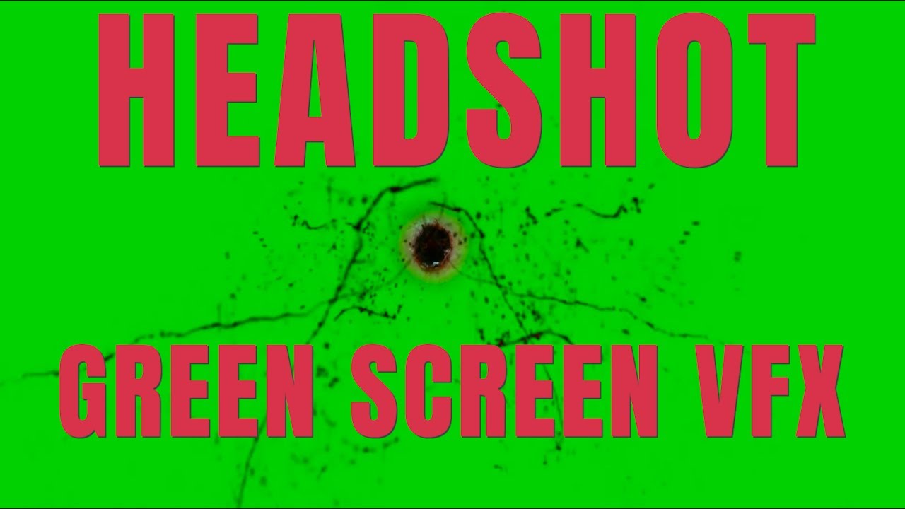 Headshot Green Screen | Bullet Wound Flesh Bleeding VFX (Free Download ...