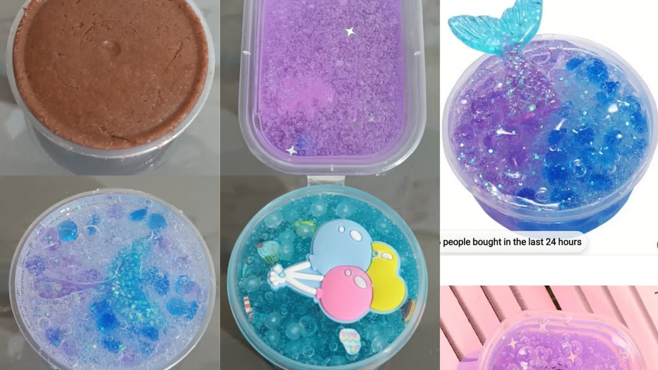 Temu slime review | what I bought VS what I got - YouTube