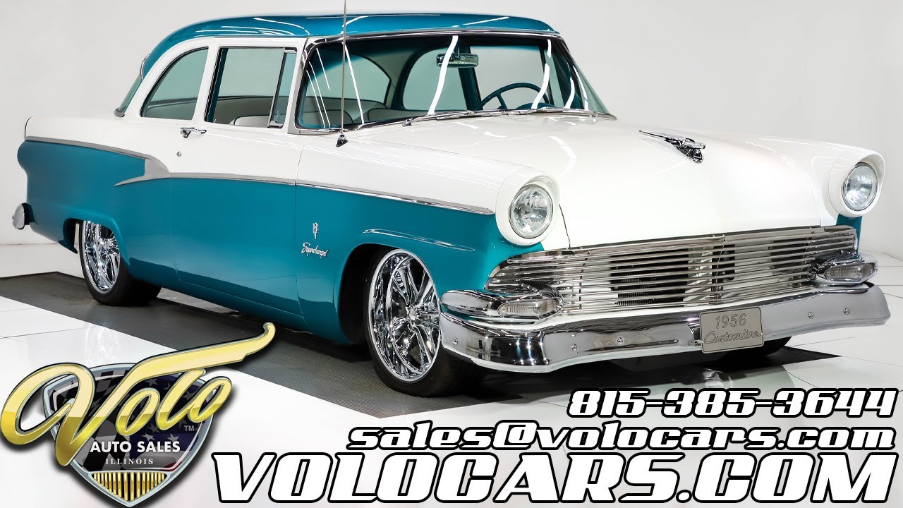 1956 Ford Customline for sale at Volo Auto Museum (V20573) - YouTube