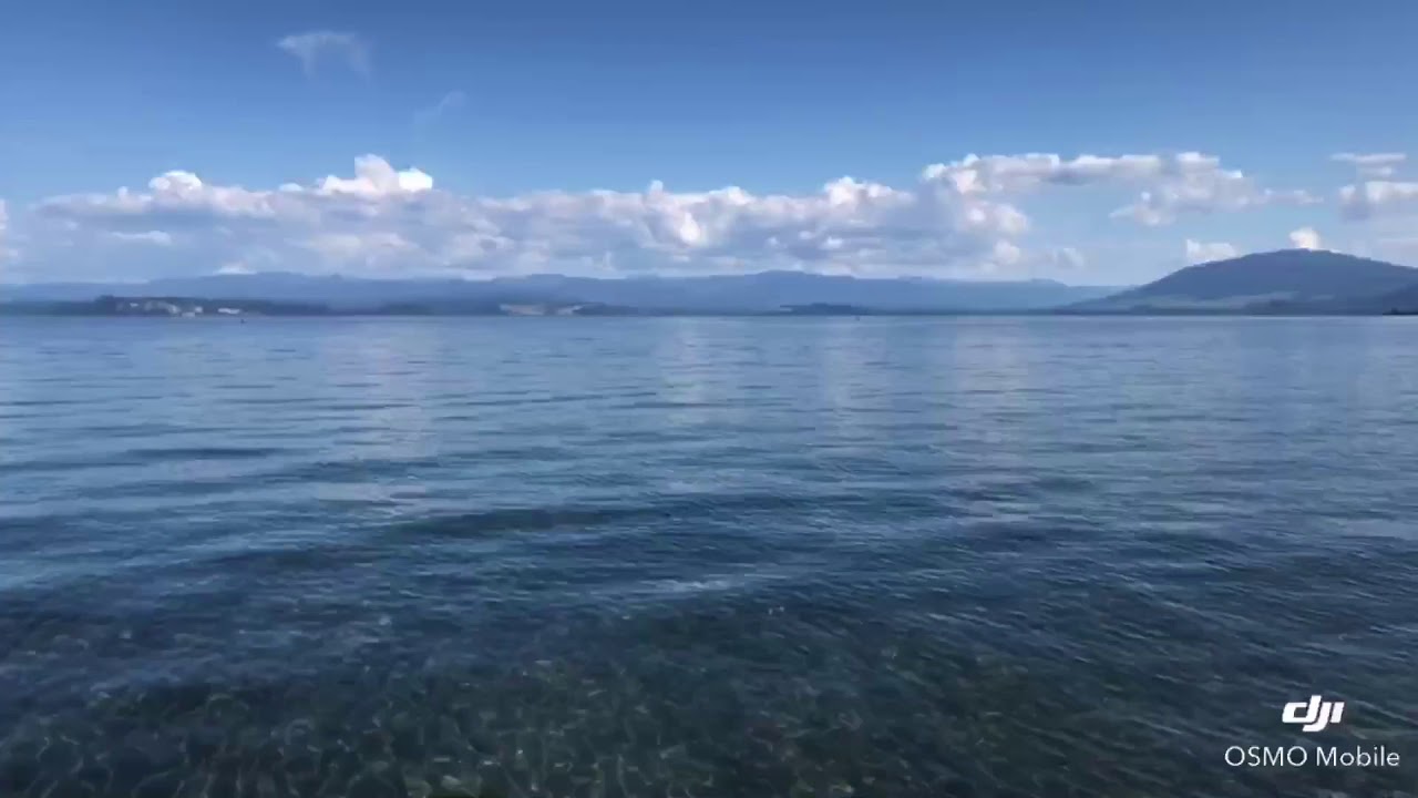 DJI OSMO Mobile ( Lake Taupo, Whareroa Village, NZ ) - YouTube