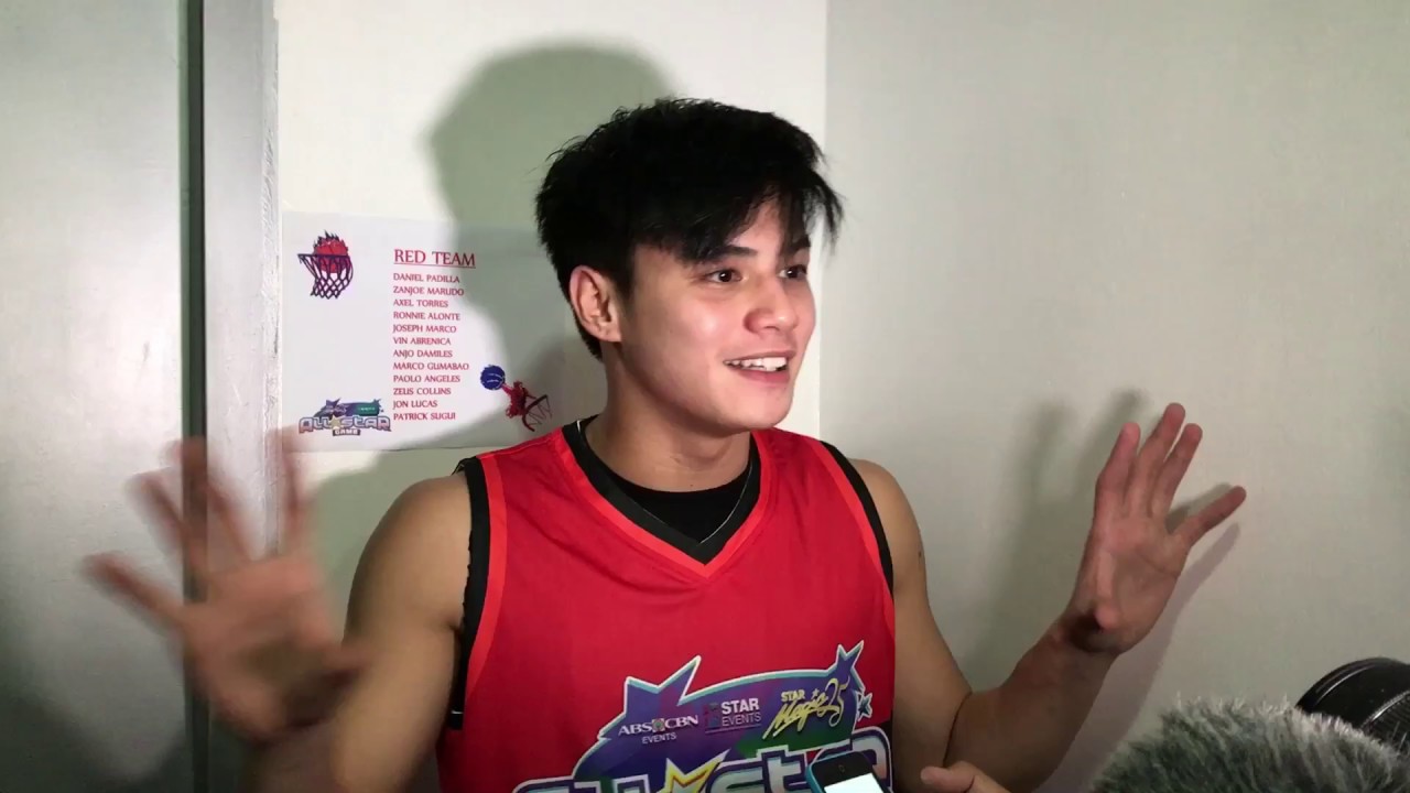 Ronnie Alonte plays for Team Daniel at the Star Magic All Star Game ...