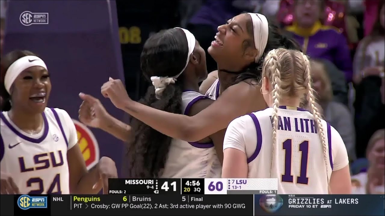 🔥 Angel Reese Drops Double-Double: 21pts/13rebs In #7 LSU Tigers win vs ...