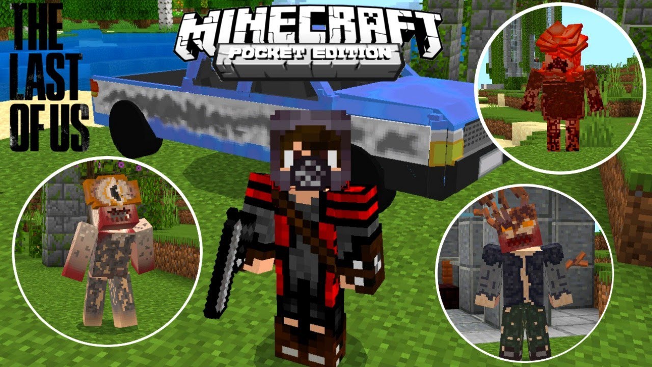 ADDON DE THE LAST OF US PARA MINECRAFT PE! - YouTube
