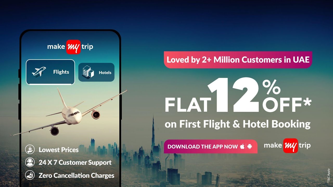 Book Flights with MakeMyTrip: Loved by 2 Million Travelers in UAE | Let ...