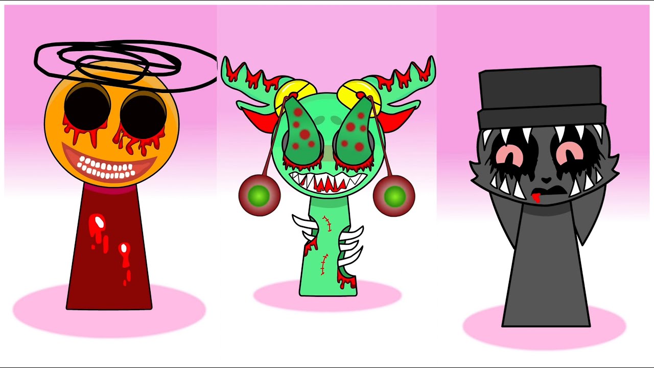 Sprunki Pyramixed Kai,Lushy,Pyramixed Kuromame Phase 4 Sprunki ...