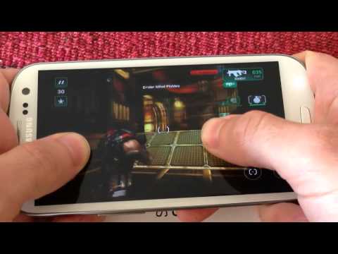 SHADOWGUN DeadZone first GamePlay in Samsung Galaxy S3