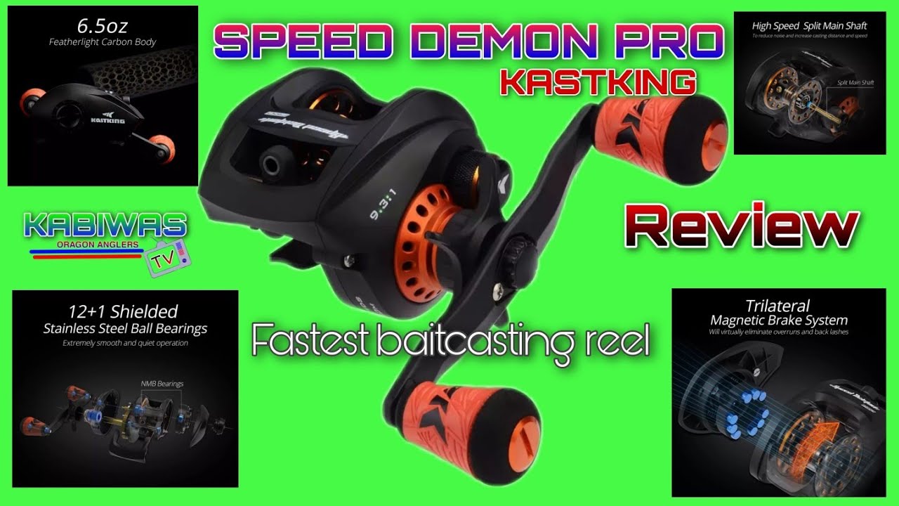 Speed demon pro, quick review (fastest baitcasting reel) - YouTube