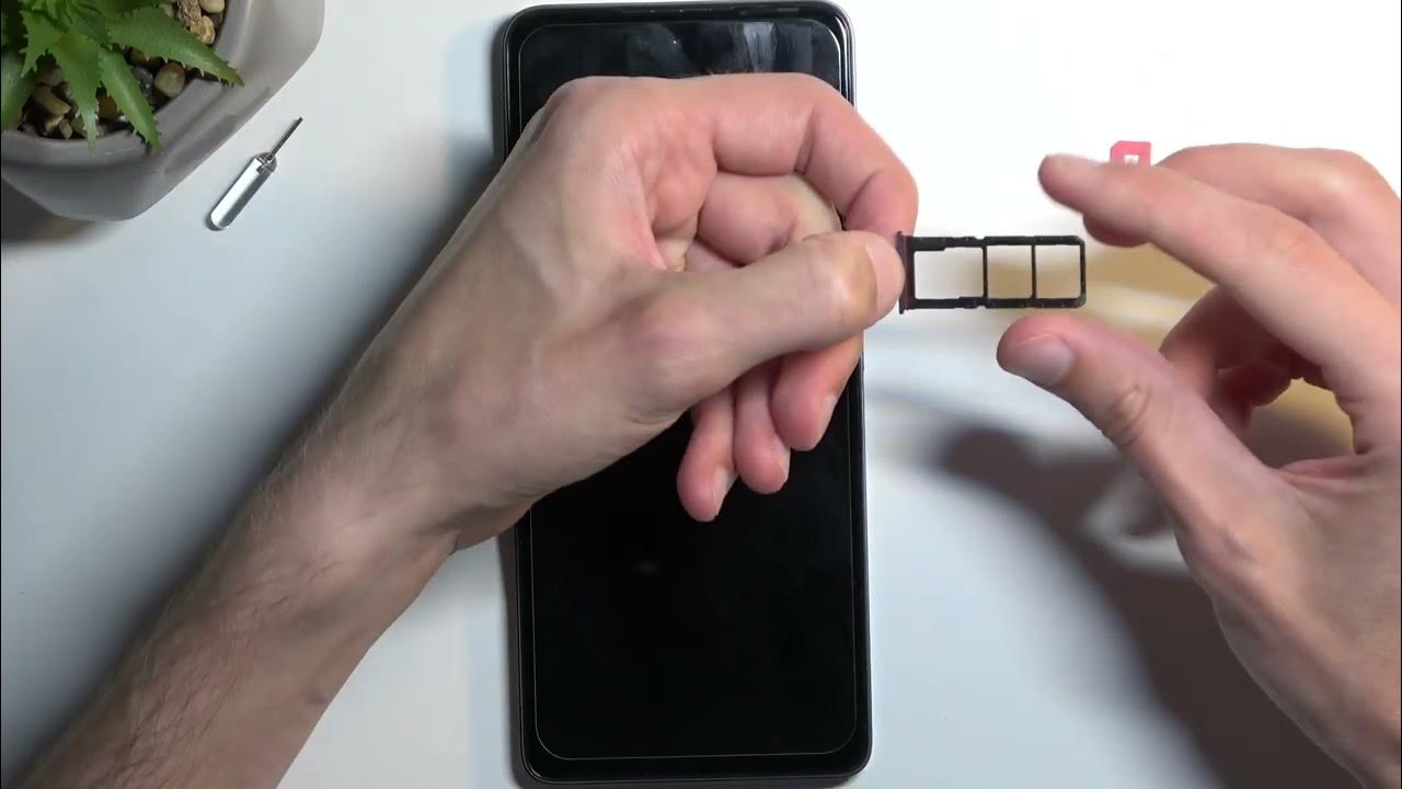 How to Insert SIM Card into TECNO Spark 10 Pro - YouTube