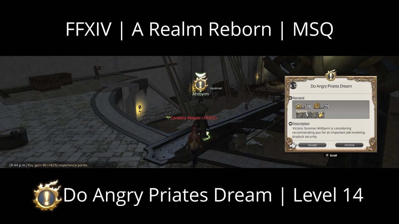 Do Angry Pirates Dream | Level 14 MSQ - YouTube