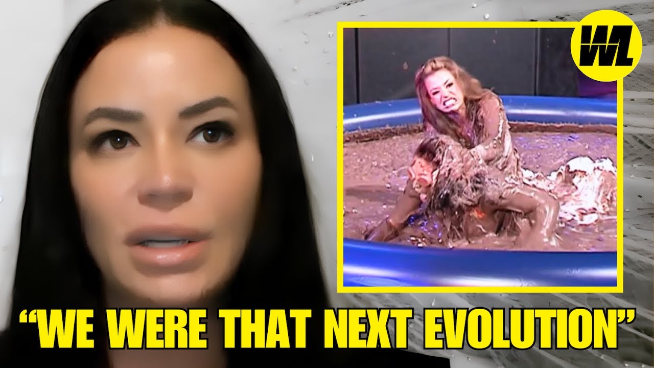 Candice Michelle On Wrestling In PUDDING MATCHES In WWE - YouTube