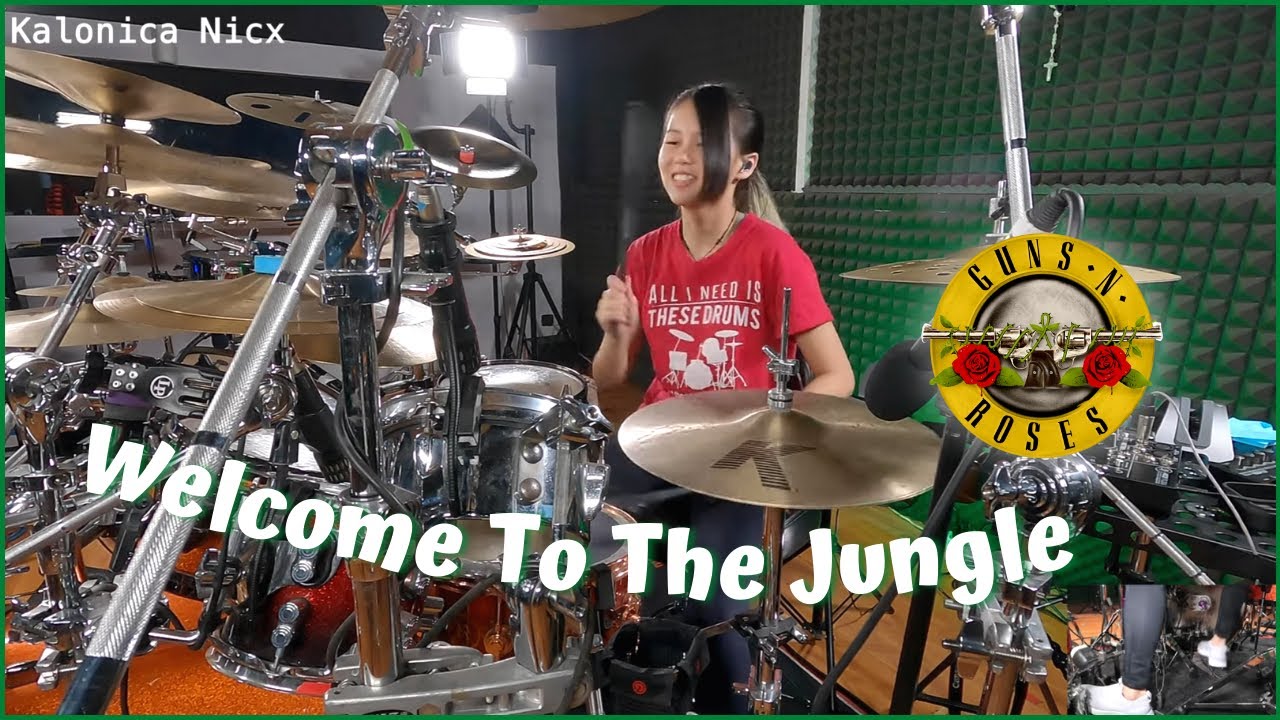 Guns N' Roses - Welcome To The Jungle [ cover ] Drums & Percussion by ...