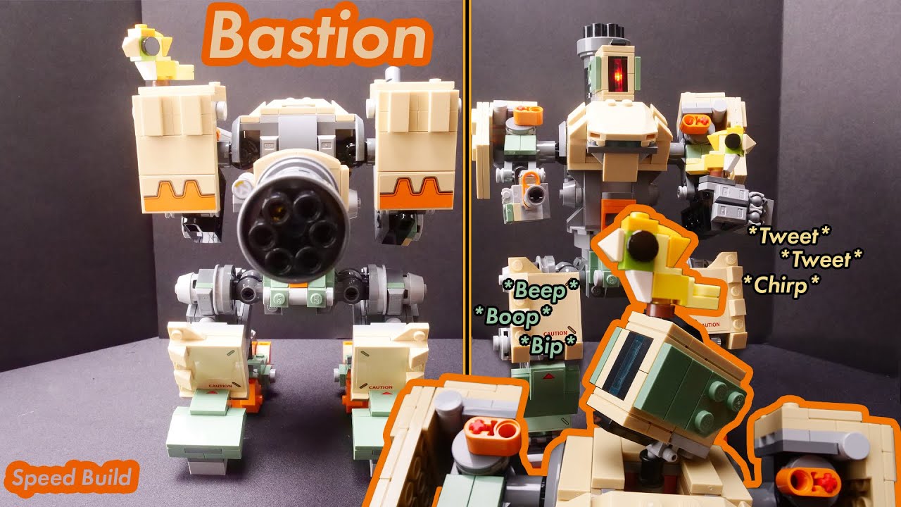 Lego Overwatch Bastion Build - YouTube