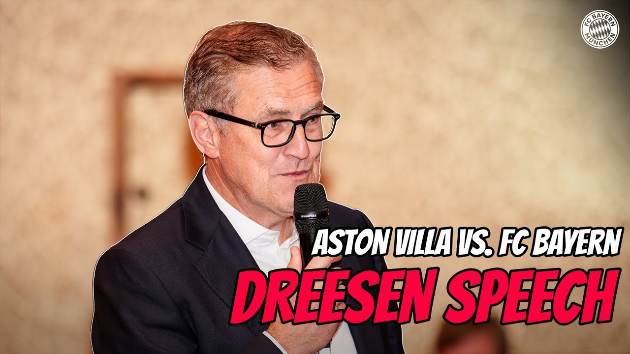 Jan-Christian Dreesen speech after 1-0 defeat at Aston Villa ...