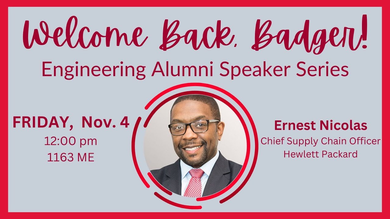 Welcome Back Badger - Ernest Nicolas, HP - YouTube