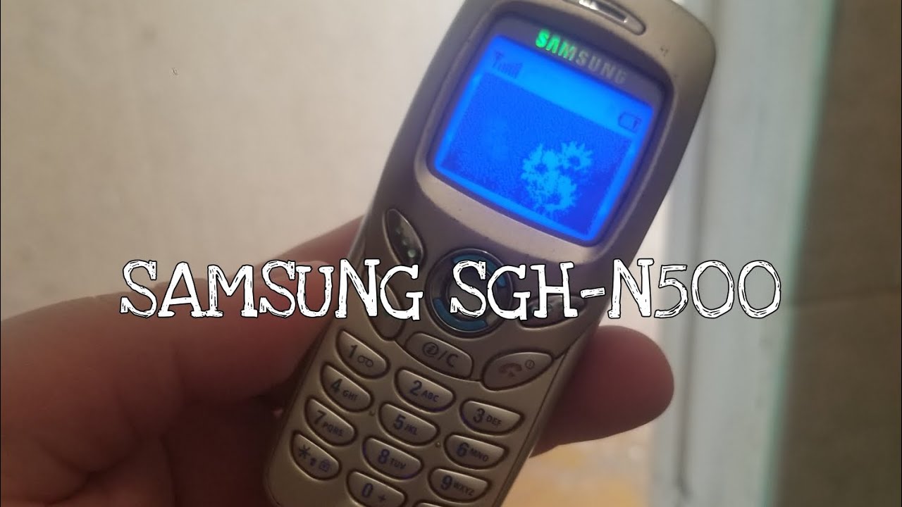 Обзор на SAMSUNG SGH-N500 - YouTube