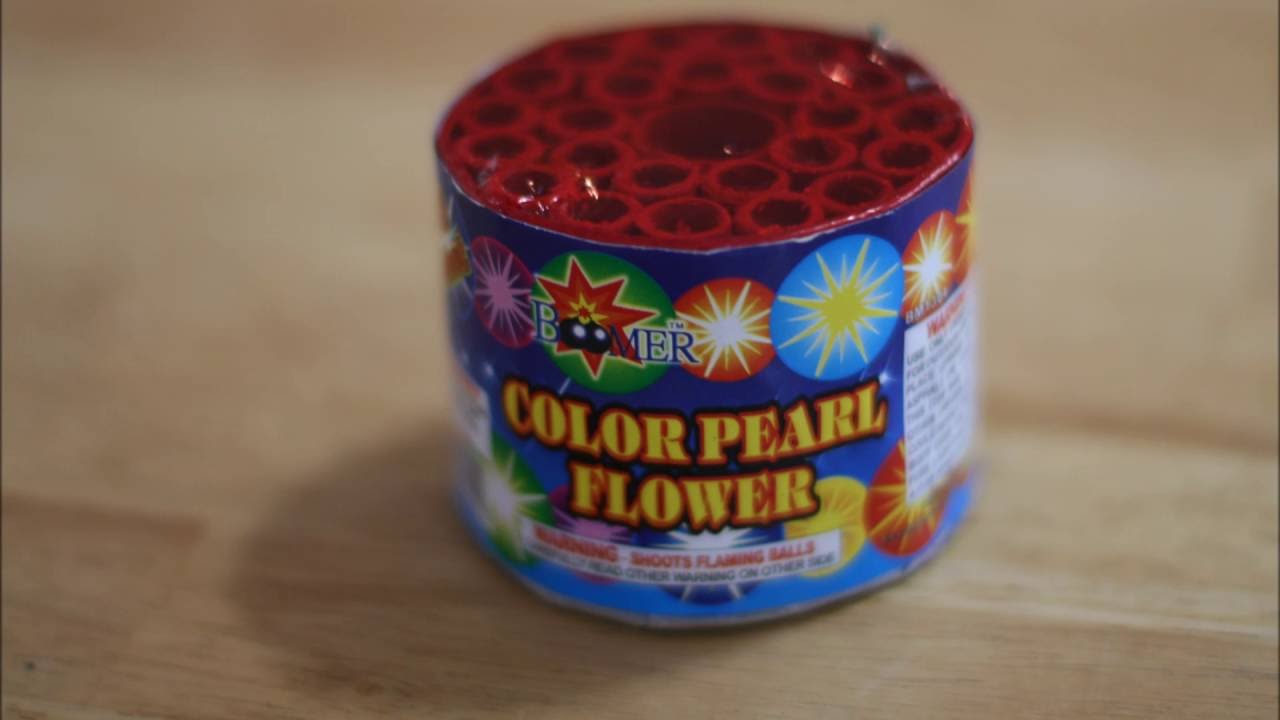 Boomer Fireworks - Color Pearl Flower - YouTube