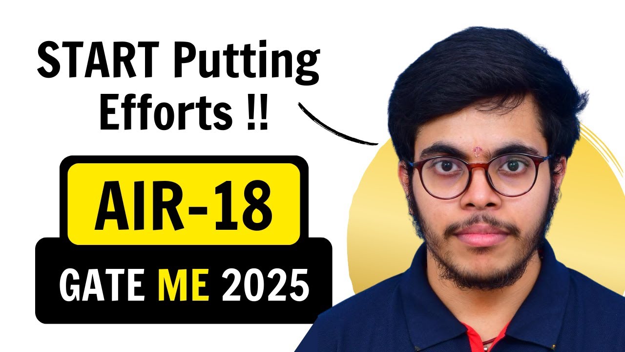 GATE 2025 Mechanical Topper shares Amazing Strategy & Tips | Exergic PRO Video Course Student ...