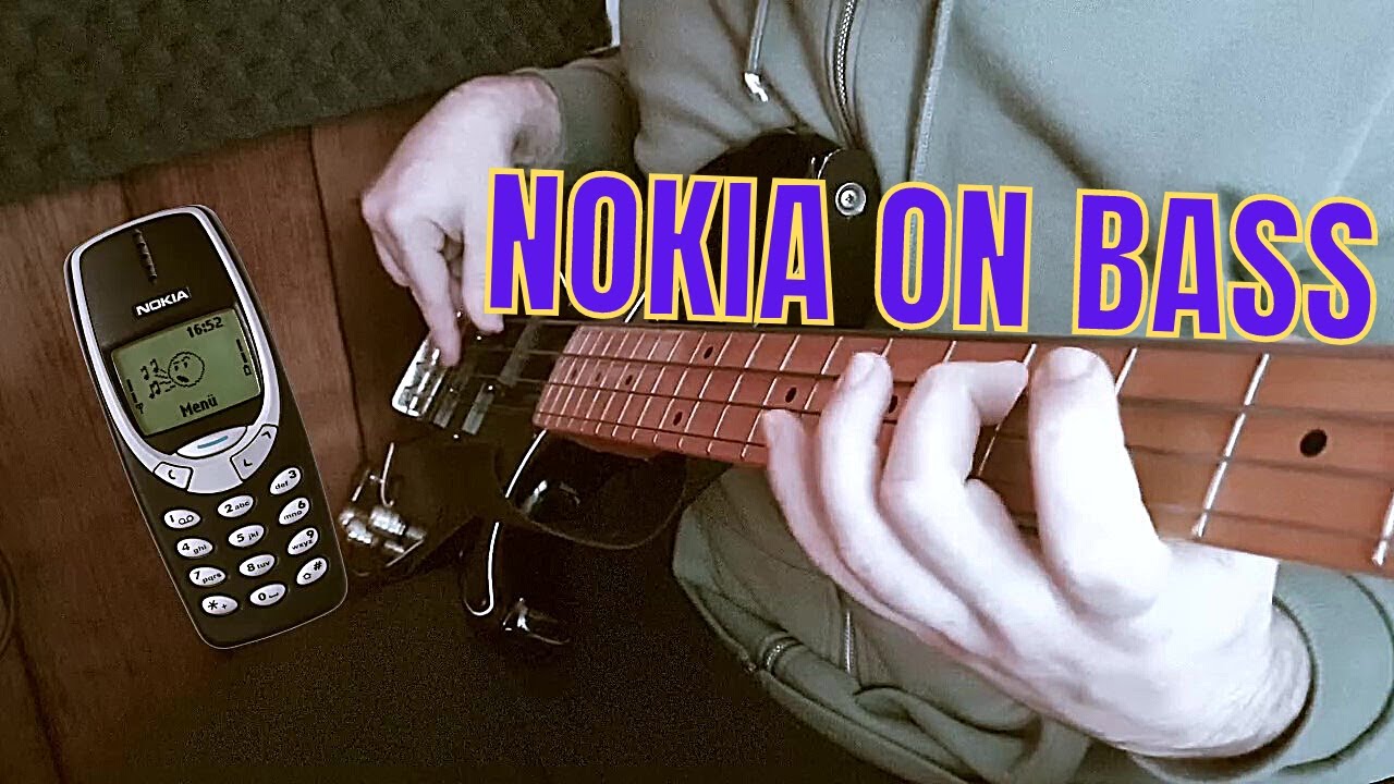 Nokia Original Ringtone on Bass - YouTube